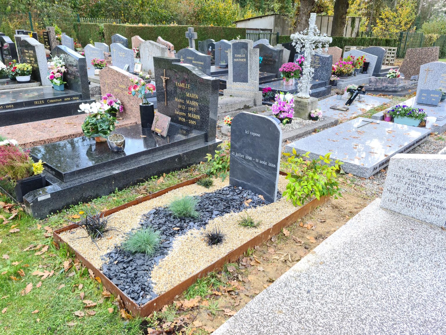 tombe paysagère – La Bêche et la Brouette